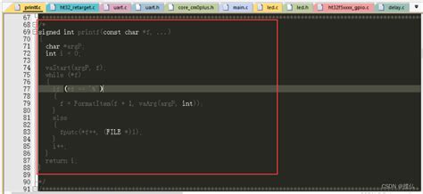 合泰ht32f52352 Usart串口与电脑通信控制ledht32f5 串口初始化 Csdn博客