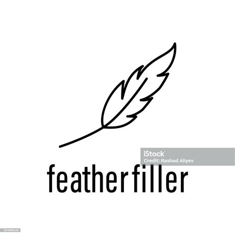 깃털 필러 아이콘입니다 모바일 개념 및 웹 응용 프로그램에 대 한 설명 아이콘으로 원료의 요소입니다 웹 및 모바일 개요 깃털