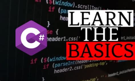 Teach You The Basics Of C Sharp By Endery96 Fiverr