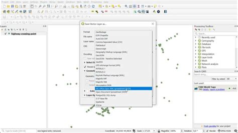 Exporting A Layer From Qgis In Xlsx Format Youtube