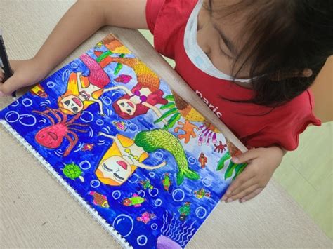 키즈톡톡미술학원 친구들과 인어공주와 해적선을 주제로 작품활동 했답니다 네이버 블로그