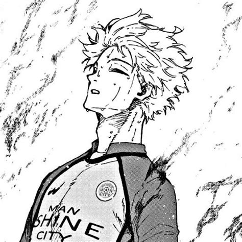 An Anime Drawing Of A Man With Short Hair Wearing A Shirt And Standing