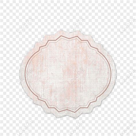 핑크 간단한 라인 일러스트 레트로 패턴 레이블상표푸른 Png 일러스트 무료 다운로드 Lovepik