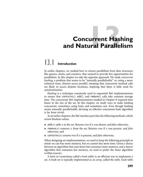 Concurrent Hashing And Natural Parallelism The Art Of Multiprocessor Programming Notes Pdf