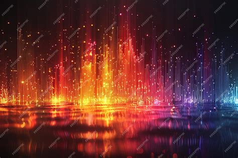 Premium Photo Signal Strength Symphony A Series Of Colorful Bars Reminiscent Of A Wifi Signal