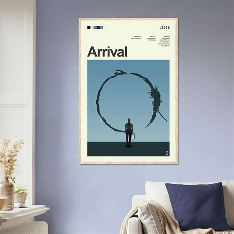 Arrival Movie Poster Retro Movie Poster Film Poster Full Size Poster