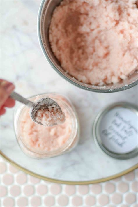 Diy Himalayan Pink Salt Coconut Oil Scrub Body Scrub Homemade Recipes