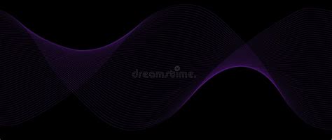 Abstract Black Background With Parallel Gradient Lines Stock Illustration Illustration Of