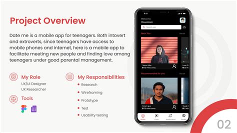 UX Case Study Dating App Behance