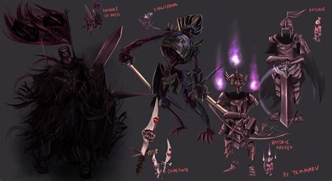 Abysmal Knight Khalitzburg Raydric Ogretooth And Raydric Archer