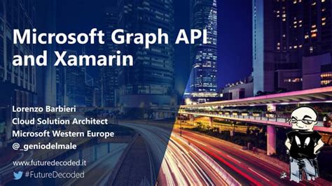 Xamarin Microsoft Graph Ppt