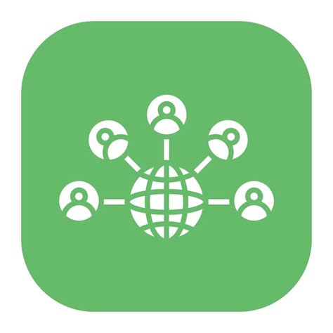 Premium Vector Business Networking Icon