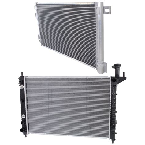 Radiator 3 6l Eng Aluminum Core Plastic Tank Includes A C Condenser Replacement For 2007 2010
