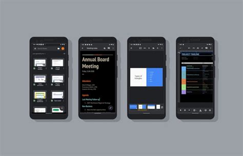 Google Docs Sheets And Slides All Get Dark Theme On Android