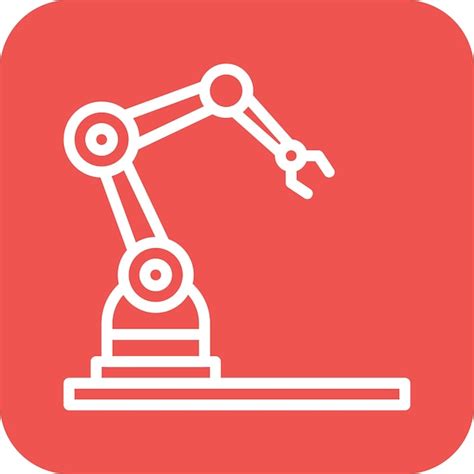 Premium Vector Robot Arm Vector Icon Illustration Of Industrial Process Iconset