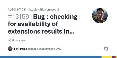 Bug Checking For Availability Of Extensions Results In Crash Of Python Process On Exception
