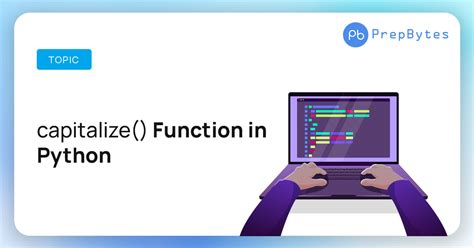 capitalize function in python