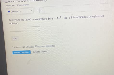 Determine The Set Of X Values Where F X 7x2 StudyX