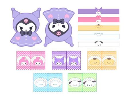 🍓산리오 택배박스 언박싱🍓 🌼무료 도안공유🌼 종이구관 그리는법 쉬운 만들기 페이퍼 크래프트 미니어쳐 종이인형 옷입히기 종이 인형 템플릿 종이 인형 집 페이퍼크래프트