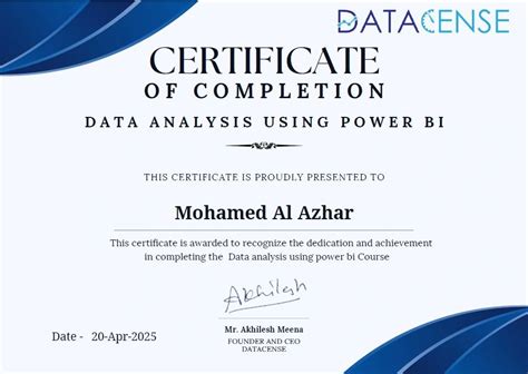 Powerbi Datavisualization Learningjourney Professionalgrowth Al Azhar
