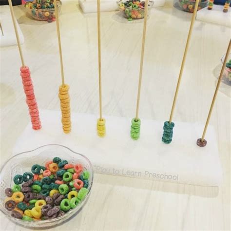 Fruit Loop Graph And Fine Motor Practice For Preschoolers