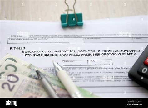 Declaration Of Income Amount From Unrealized Profits Obtained By