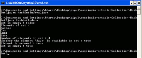 Hashset In Java
