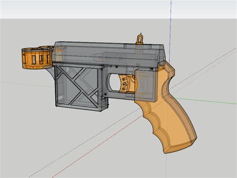Something New 3d Printed Brushless Flywheel Pistol That Accepts N