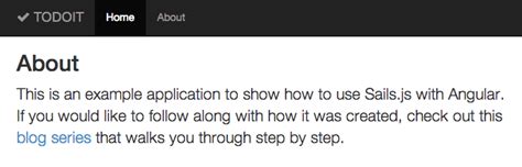 Creating An Application With Sailsjs Angularjs And Requirejs Part 1 Your First Server Side
