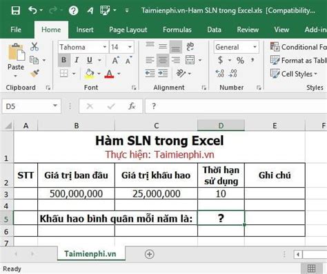Unlocking The Power Of Sln In Excel Syntax And Usage