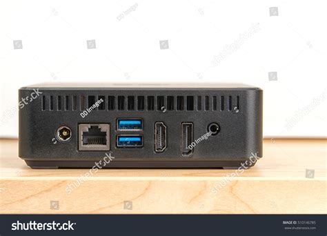 Back Panel Micro Computer Showing Connectors Stock Photo Edit Now 510146785