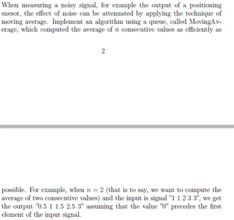 Solved When Measuring A Noisy Signal For Example The Output Chegg Com