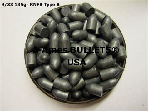 J Ames Bullets Coated Bullets 938357 160gr Rnfb 356357358 Qty