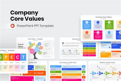 Company Core Values Powerpoint Template Nulivo Market