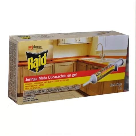 3 Unidades Raid Max Jeringa Mata Cucaracha En Gel Mercadolibre