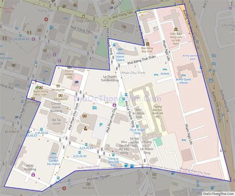 Phường Phan Chu Trinh quận Hoàn Kiếm Quy hoạch Bản đồ Tổng quan Địa Ốc Thông Thái