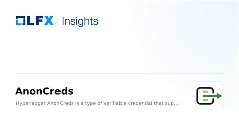 lfx insights anoncreds insights