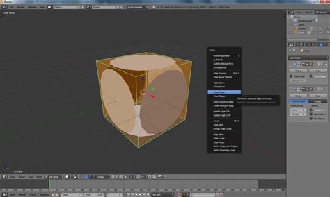 Edge Split Modifier On Cube Is This Result Expected Modeling