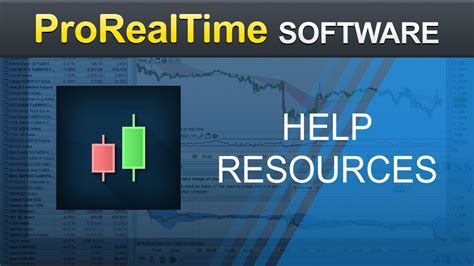 Help And Support Prorealtime 103 Youtube