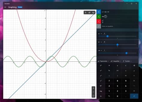 Windows 10 Insider Preview 19546 Adds Powerful Graphing Mode To Venerable Calculator App