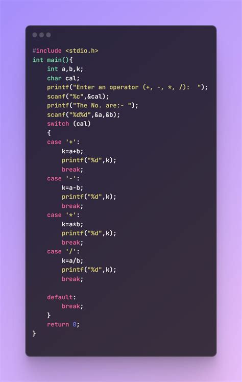 Sujal Barnwal On Linkedin Programming Cprogramming Basiccalculator