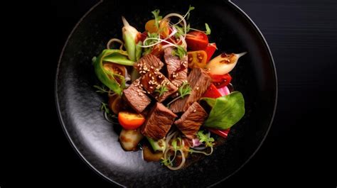 Premium Ai Image Beef Presentation