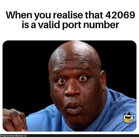 My New Default Port For Development ProgrammerHumor Io