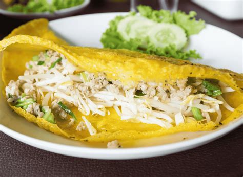 Vietnamese Bánh Xèo Sizzling Pancake Delishglobe