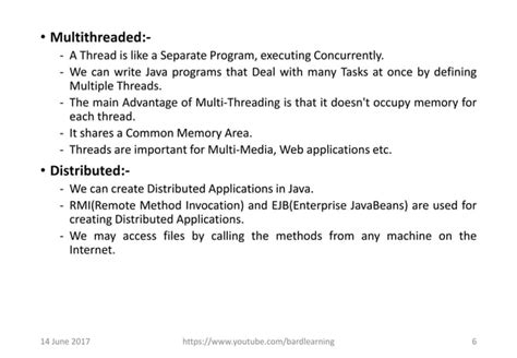 Features Of Java Programming Language Pptx