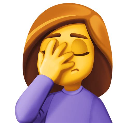 🤦 Face Palm Emoji Copy And Paste Emoji Stock