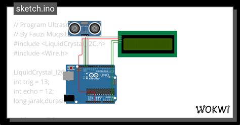 Ultra Sonik Wokwi Esp32 Stm32 Arduino Simulator
