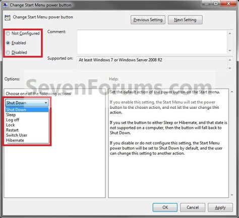 Power Button Start Menu Tutorials