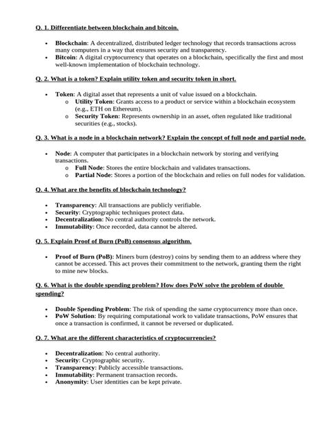 Blockchain Qb Ia 1 Pdf