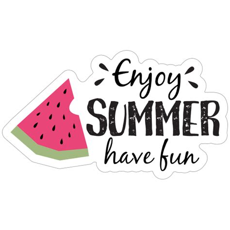 Enjoy Summer Have Fun Sticker